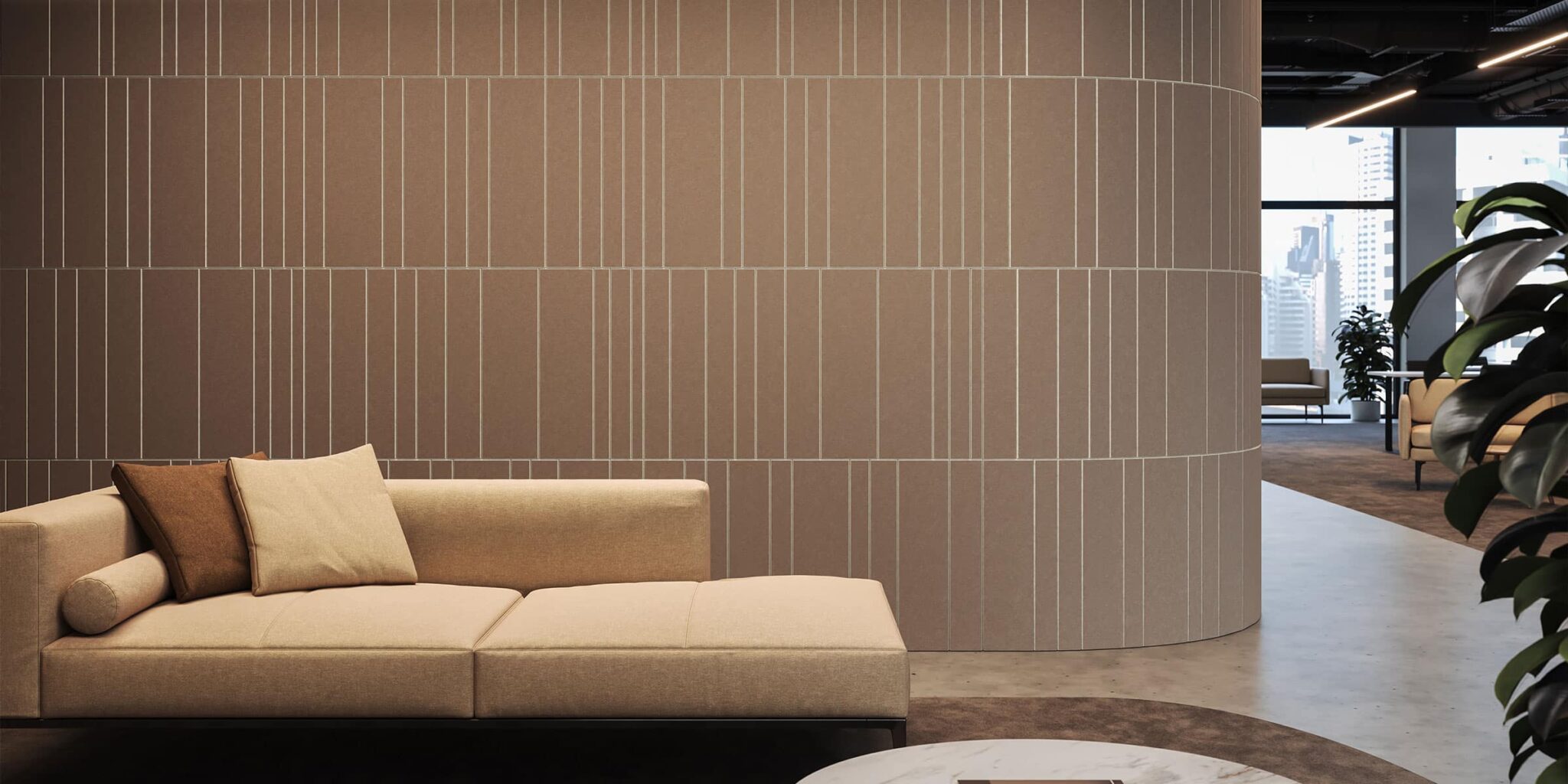 Fracture Two-Tone Panels | Acoustic Wall Panels | Acoufelt Australia